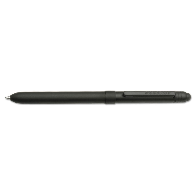SKILCRAFT B3 Aviator Retractable Ballpoint Pen/Stylus, 0.5mm, Black/Red ...
