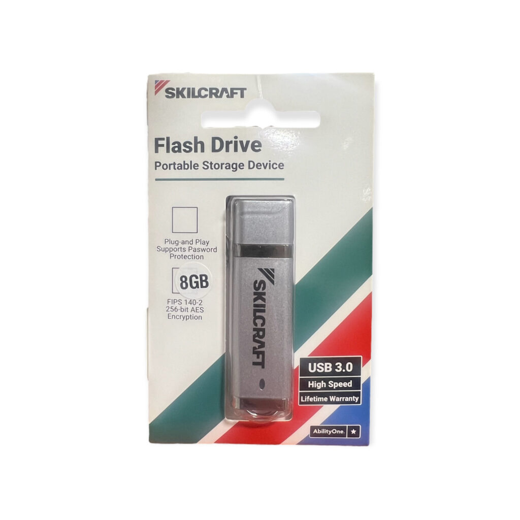 SKILCRAFT USB Flash Drive with 256-Bit AES Encryption, 8 GB ...