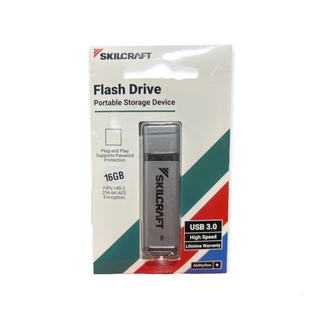 SKILCRAFT USB Flash Drive with 256-Bit AES Encryption, 16 GB ...